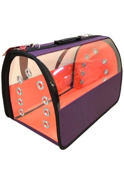 Lavista Şeffaf Jumbo Boy Kedi Köpek Lüks Taşıma Çantası Mor 49X33X30CM Lavista Şeffaf Jumbo Boy Kedi Köpek Lüks Taşıma Çantası Mor 49X33X30CM