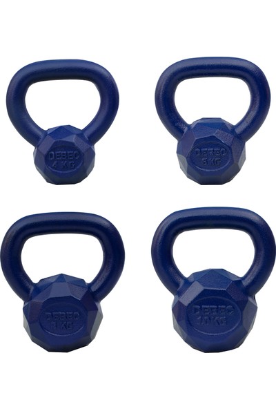 Debec Döküm Kettlebell Set (4 6 8 10 Kg)