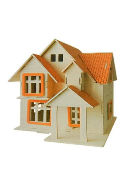 Startech - Ahşap Maket Kırmızı Büyük Ev ER0490 Startech - Ahşap Maket Kırmızı Büyük Ev ER0490