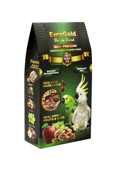 Eurogold Deluxe Papağan Fruits-Nuts 650 gr