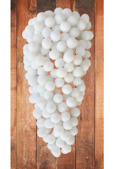 Kzn Peluş Ponpon 2cm 100 Adet