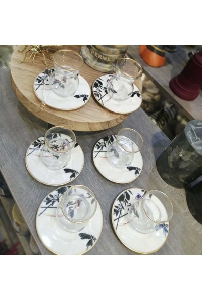 Lutana Woodpecker 6 Kişilik Çay Seti