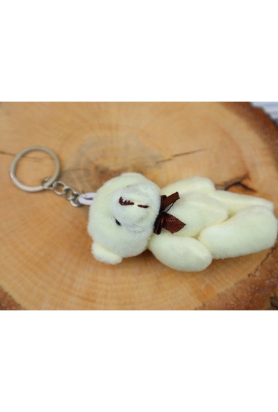 Çemrek Nikah Şekeri Peluş Ayıcık Anahtarlık - 9 cm Çemrek Nikah Şekeri Peluş Ayıcık Anahtarlık - 9 cm