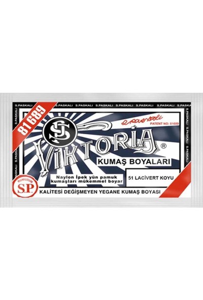Viktoria Kumaş Boyası 051 | Lacivert Koyu