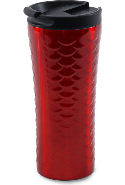 Medusa A13-1 Pul Desenli Mug Bardak Termos Kırmızı Medusa A13-1 Pul Desenli Mug Bardak Termos Kırmızı