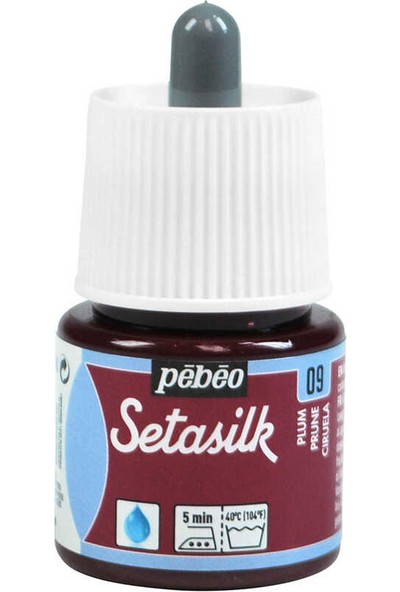 Pebeo 09 Setasilk Ipek Boya Şişe 45 ml Plum Pebeo 09 Setasilk Ipek Boya Şişe 45 ml Plum