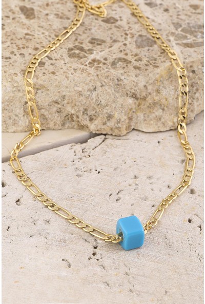 New Obsessions Mavi Bodrum Boncuklu Kolye - Bileklik Seti New Obsessions Mavi Bodrum Boncuklu Kolye - Bileklik Seti