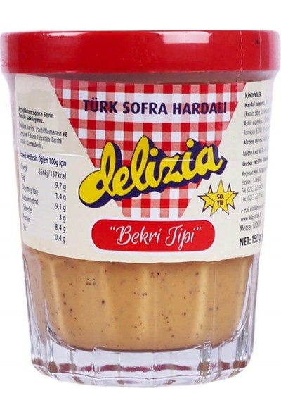 Delizia Bekri Tipi Hardal 150 gr