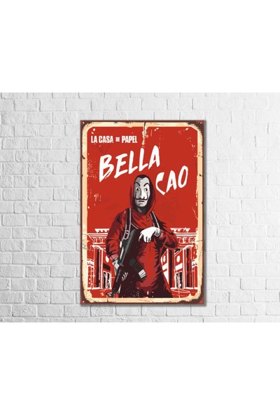 Fandomya Ahşap Poster La Casa De Papel 12 x 17 cm + Çift Taraflı Bant Fandomya Ahşap Poster La Casa De Papel 12 x 17 cm + Çift Taraflı Bant