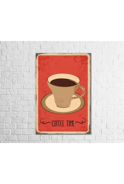 Fandomya Ahşap Poster Coffee Time 12 x 17 cm + Çift Taraflı Bant Fandomya Ahşap Poster Coffee Time 12 x 17 cm + Çift Taraflı Bant