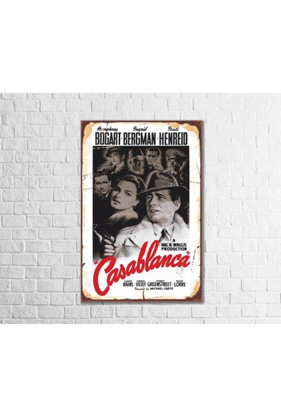 Fandomya Ahşap Poster Casablanca 12 x 17 cm + Çift Taraflı Bant Fandomya Ahşap Poster Casablanca 12 x 17 cm + Çift Taraflı Bant