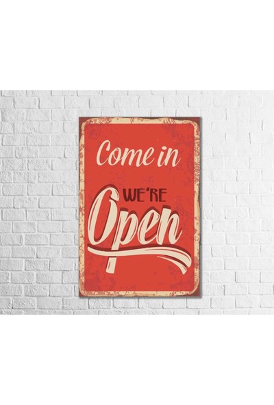 Fandomya Ahşap Poster Come Were Open 12 x 17 cm + Çift Taraflı Bant Fandomya Ahşap Poster Come Were Open 12 x 17 cm + Çift Taraflı Bant