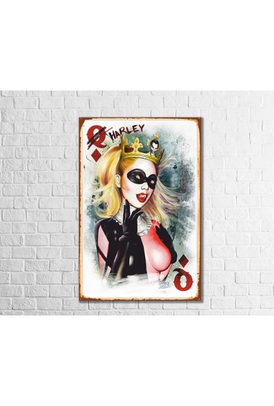 Fandomya Ahşap Poster DC-Harley Quinn II 12 x 17 cm + Çift Taraflı Bant Fandomya Ahşap Poster DC-Harley Quinn II 12 x 17 cm + Çift Taraflı Bant