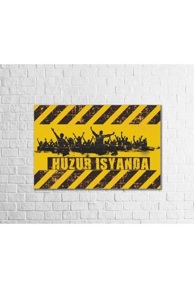 Fandomya Ahşap Poster Huzur İsyanda 12 x 17 cm + Çift Taraflı Bant Fandomya Ahşap Poster Huzur İsyanda 12 x 17 cm + Çift Taraflı Bant