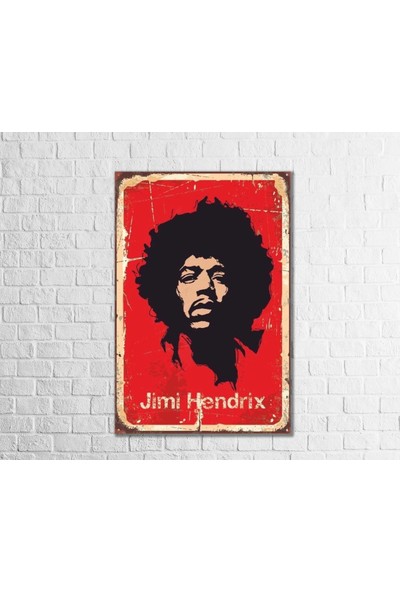 Fandomya Ahşap Poster Jimi Hendrix 12 x 17 cm + Çift Taraflı Bant Fandomya Ahşap Poster Jimi Hendrix 12 x 17 cm + Çift Taraflı Bant