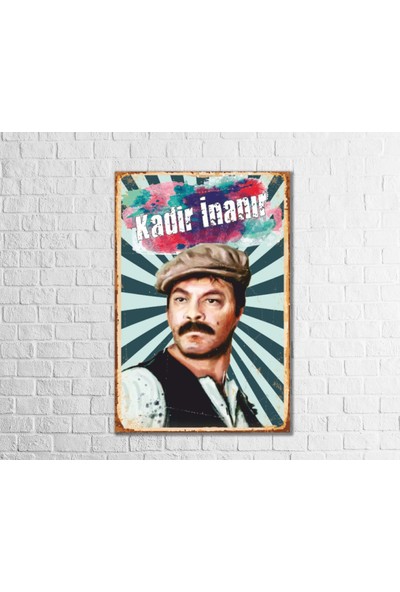 Fandomya Ahşap Poster Kadir İnanır 12 x 17 cm + Çift Taraflı Bant Fandomya Ahşap Poster Kadir İnanır 12 x 17 cm + Çift Taraflı Bant
