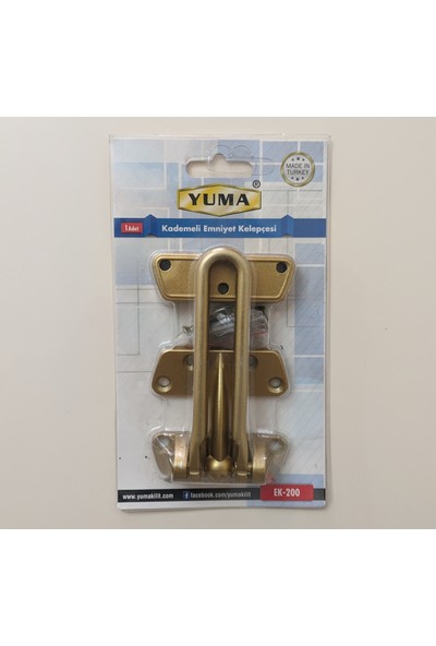 YUMA KİLİT Yuma Kademeli Emniyet Kelepçesi Sarı YUMA KİLİT Yuma Kademeli Emniyet Kelepçesi Sarı