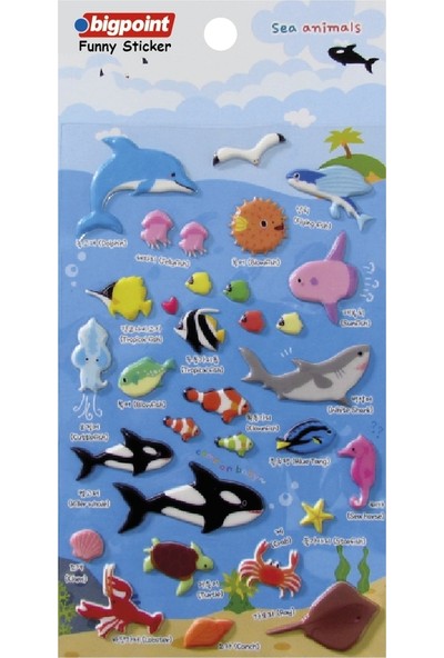 Bigpoint Sticker Deniz Hayvanları Bigpoint Sticker Deniz Hayvanları