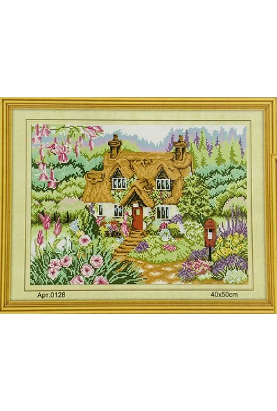 Ozan Tuhafiye Goblen Etamin Işleme Seti 40X50 cm 128 Ozan Tuhafiye Goblen Etamin Işleme Seti 40X50 cm 128