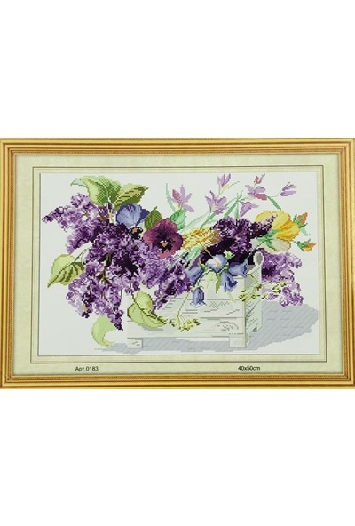 Ozan Tuhafiye Goblen Etamin Işleme Seti 40X50 cm 183 Ozan Tuhafiye Goblen Etamin Işleme Seti 40X50 cm 183