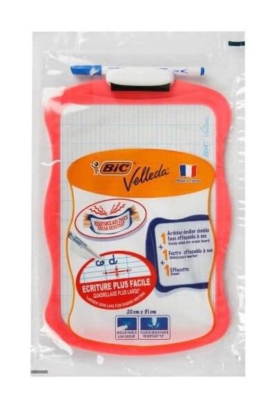 Bic Mini Yazı Tahtası Beyaz Pembe Bic Mini Yazı Tahtası Beyaz Pembe