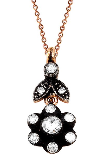 Clavis Jewelry Elmas Taşlı Kolye