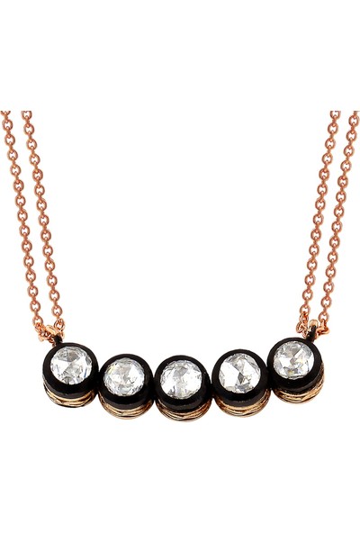 Clavis Jewelry Elmas Taşlı Kolye