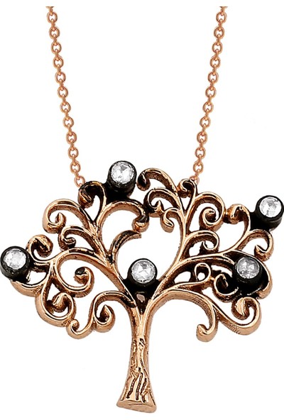 Clavis Jewelry Elmas Taşlı Kolye