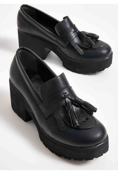 Bambi Bambi̇ Siyah Kadın Loafer