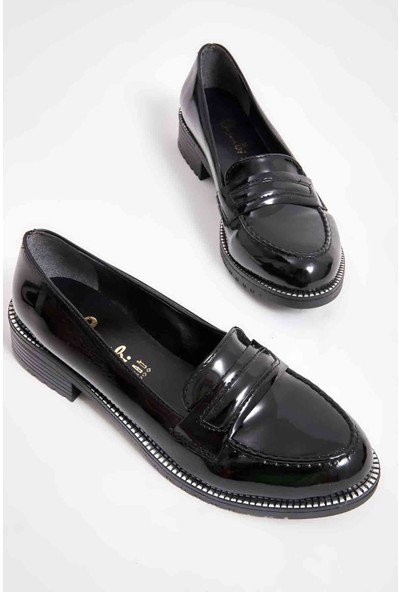 Bambi Bambi̇ Siyah Kadın Loafer