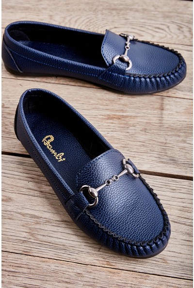 Bambi Bambi̇ Lacivert Kadın Loafer L0542022209