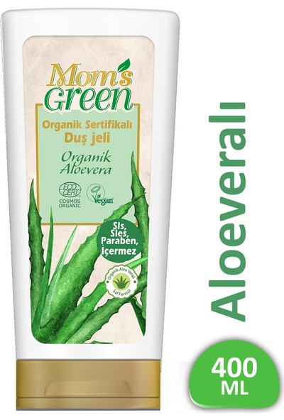 Mom's Green Duş Jeli - Organik Aloeveralı 400 ml