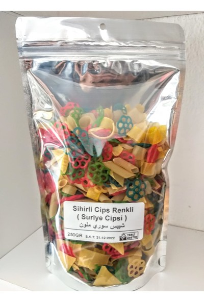 Alaaddin Gıda Sihirli Cips Renkli ( Suriye Cipsi ) 250 gr Alaaddin Gıda Sihirli Cips Renkli ( Suriye Cipsi ) 250 gr