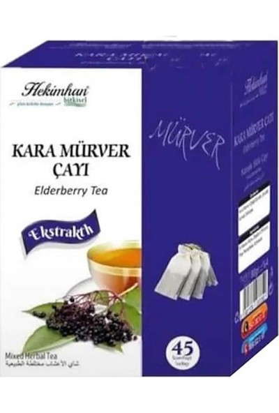 Hekimhan Kara Mürver Çayı (45 Süzen Poşet)