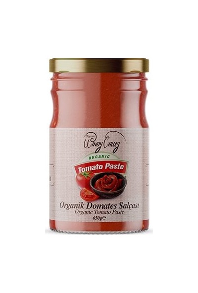 Organic Windy Valley Organik Domates Salçası 650 gr Organic Windy Valley Organik Domates Salçası 650 gr