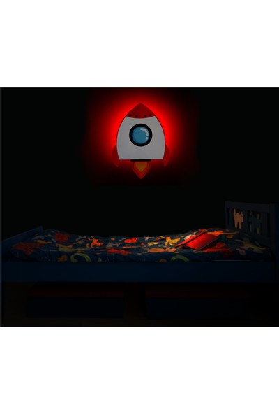 Arya Ahşap Roket Çocuk Odası Gece Lambası Arya Ahşap Roket Çocuk Odası Gece Lambası