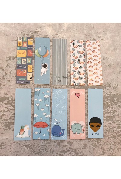 Paytak Moda PYTKKAYR0021 Renkli Karışık Desenli Kitap Ayraç Seti 10'lu Paytak Moda PYTKKAYR0021 Renkli Karışık Desenli Kitap Ayraç Seti 10'lu