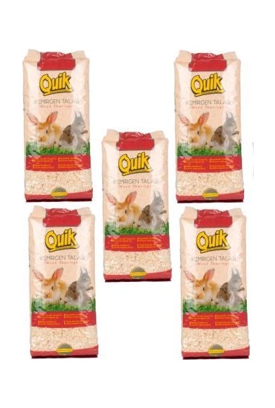 Quik Kemirgen Tavşan Talaşı 15 L (5 Adet)