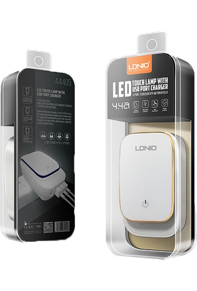 Ldnıo LED Işıklı Şarj Cihazı Type-C Ldnıo LED Işıklı Şarj Cihazı Type-C