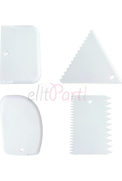 Elitparti Hamur Kazıyıcı Set 4 Parça