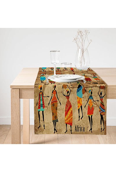 Realhomes Afrika Etnik Desenli Dijital Baskılı Modern Özel Tasarım Süet Runner Realhomes Afrika Etnik Desenli Dijital Baskılı Modern Özel Tasarım Süet Runner