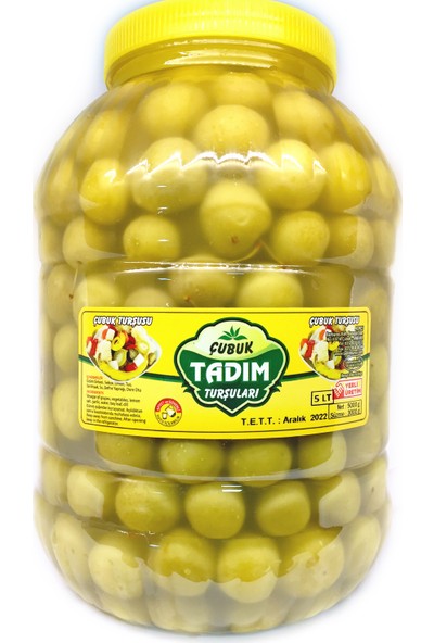 Çubuk Tadım Turşuları Çubuk Erik Turşusu 5 kg Çubuk Tadım Turşuları Çubuk Erik Turşusu 5 kg