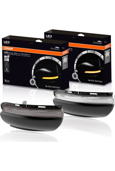 Osram Vw Golf Vı Dinamik Yan Ayna Sinyali Ledriving Dmı Black Edition