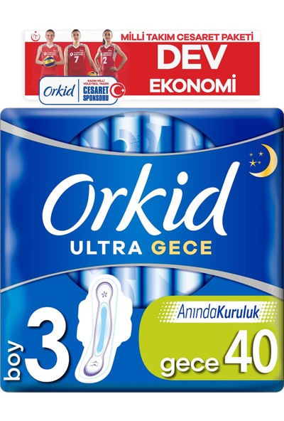 Orkid Ultra Extra Gece 36'lı Cesaret Paketi Orkid Ultra Extra Gece 36'lı Cesaret Paketi