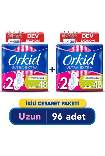 Orkid Ultra Extra cesaret paketi Uzun x 2 Orkid Ultra Extra cesaret paketi Uzun x 2