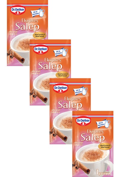 Dr Oetker Dr. Oetker Ekspres Salep - 4 Porsiyon