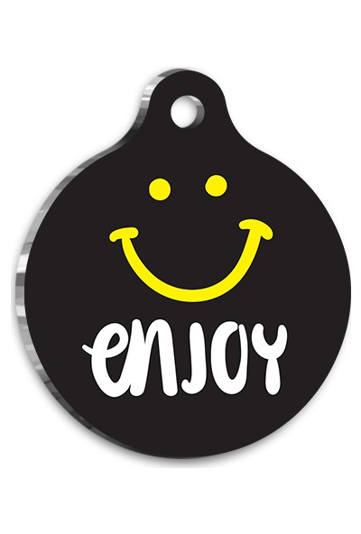 Pet Tag Art Enjoy Kedi Köpek Künyesi