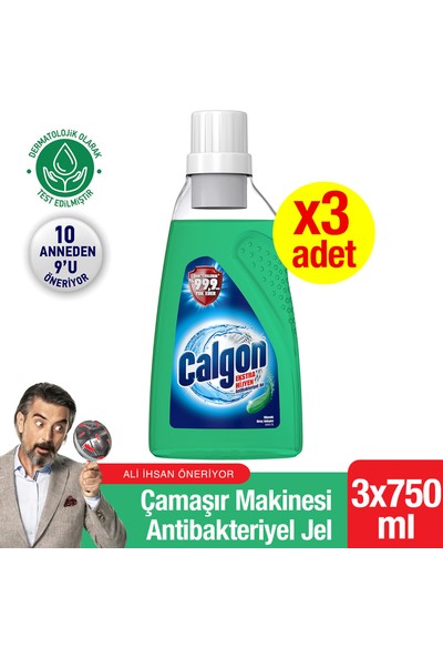 Calgon Ekstra Hijyen Çamaşır Makinesi Antibakteriyel Jel 3x750 ml Calgon Ekstra Hijyen Çamaşır Makinesi Antibakteriyel Jel 3x750 ml