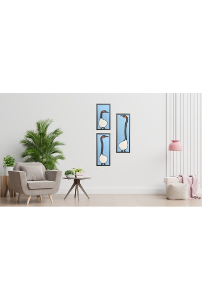 Conseptmark Dekoratif Ahşap Ördek Figürleri