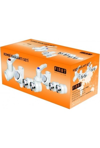 Fırat Kombi Bağlantı Seti 8 Parça Düz Fırat Kombi Bağlantı Seti 8 Parça Düz